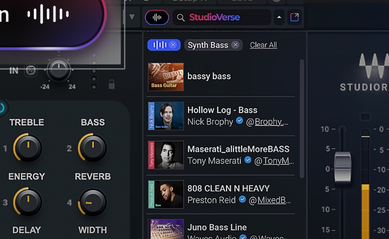 Waves Audio - 音楽制作プラグイン - StudioVerse Plugin